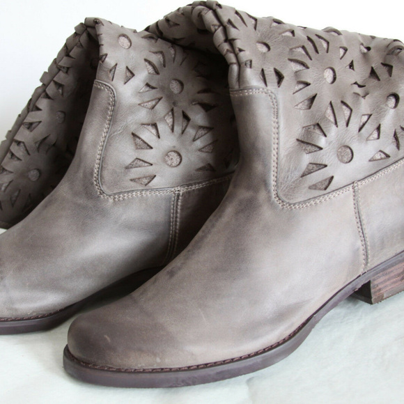 Antelope | Shoes | Anthropologie Peekaboo Petals Boots Lasecut Soft ...